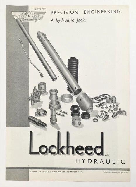 LOCKHEED -WW2-SECOND WORLD WAR-AIRCRAFT AD-VINTAGE AVIATION ADVERT-1940 ...