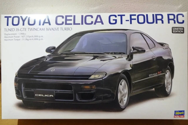 HASEGAWA TOYOTA CELICA GT-FOUR RC 1/24 Scale Plastic Model Unmonted Kit ...