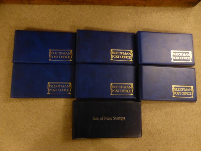 7 X ISLE of Man Presentation Pack albums - excellent condition - rf974 ...