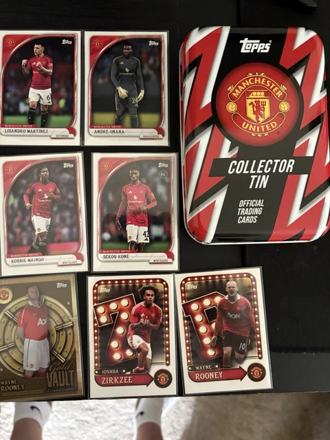 TOPPS 2025/26 MANCHESTER United Collectors Tin Sir Alex Ferguson 57/175 ...