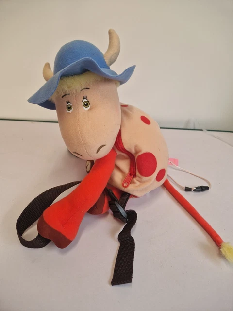 THE MAGIC ROUNDABOUT Ermintrude Plush Kids Backpack Soft Toy Rucksack ...