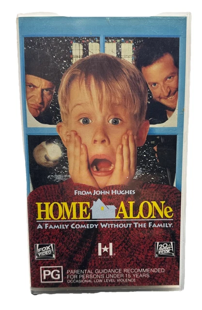 HOME ALONE 1990 VHS Tape 20th Century Fox Video Macaulay Culkin 9216 ...