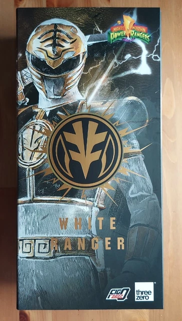 FIGURINE THREEZERO MIGHTY Morphin Power Rangers White Ranger scellée MMPR Tommy NEUVE EUR 356,89 ...