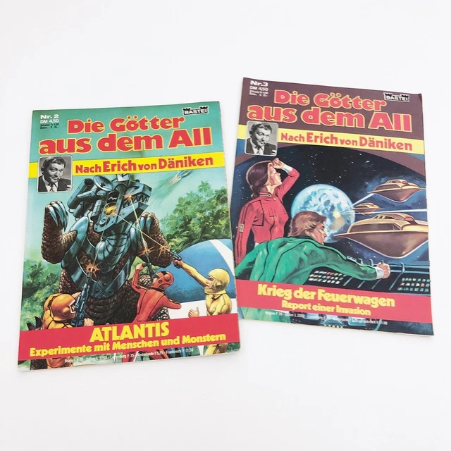 DIE GÖTTER AUS dem All Bastei Comic Band 2 und 3 Atlantis Krieg der ...