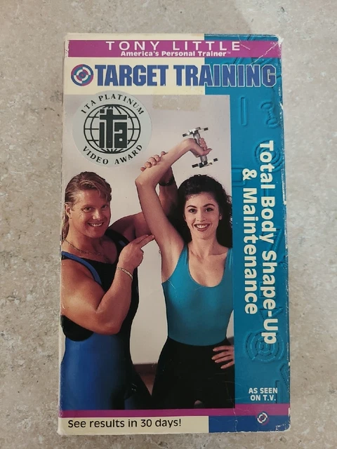 TONY LITTLE TARGET Training VHS Video Tape Total Body Shape-up ...