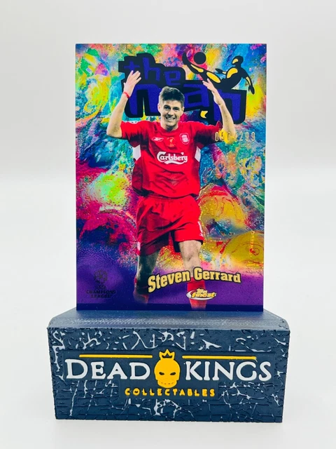 2022-23 TOPPS FINEST UCC - Steven Gerrard - The Man Purple /299 EUR 20 ...