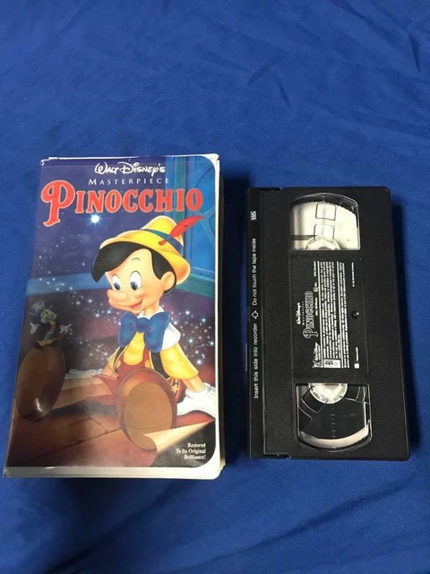 USED PINOCCHIO (WALT Disney VHS Clamshell severe damage SEE PICTURES ...