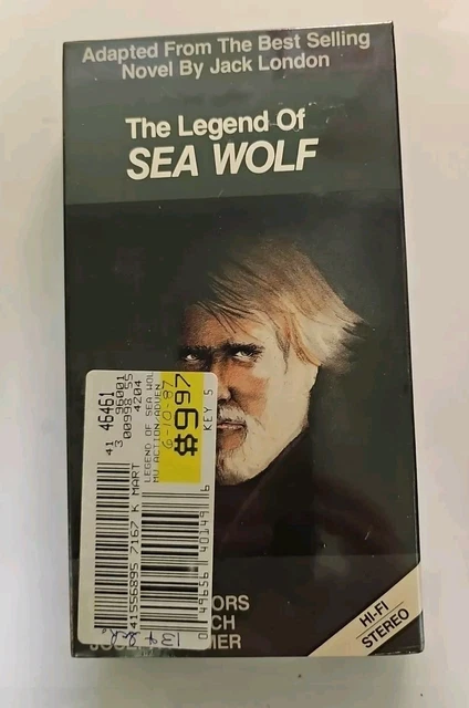 THE LEGEND OF Sea Wolf VHS SEALED Simitar Jack London Chuck Connors VTG ...