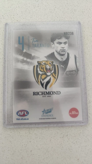 TIM TARANTO 2025 Select Eminence Nameplate Black Platinum #NB238 36/40 ...