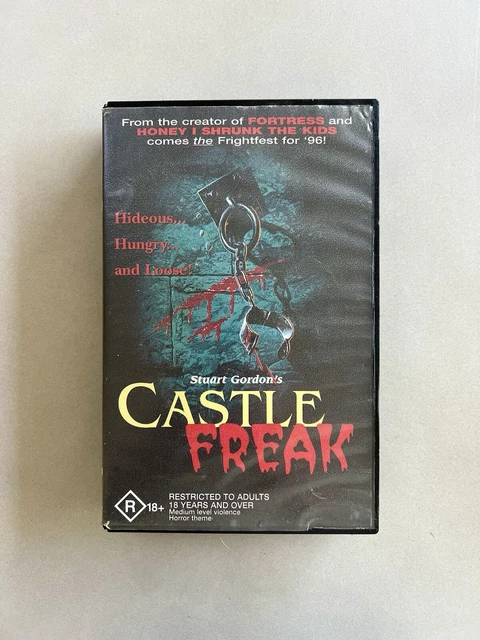 VINTAGE STUART GORDON'S Castle Freak VHS Video Tape Horror Movie Ex ...