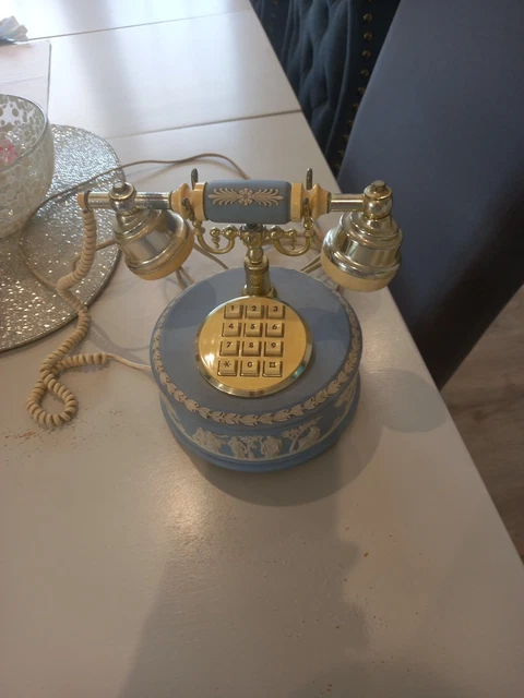 VINTAGE WEDGWOOD WHITE On Powder Blue Jasperware Pottery - Astral ...
