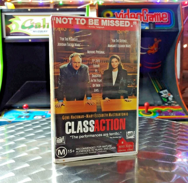 CLASS ACTION - Gene Hackman - VHS Movie Video - Big Box Ex Rental ...