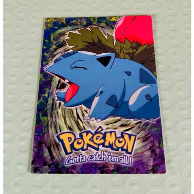 VINTAGE POKEMON TV Animation Card-E2-Stage 2-#02 Ivysaur-Black Topps ...