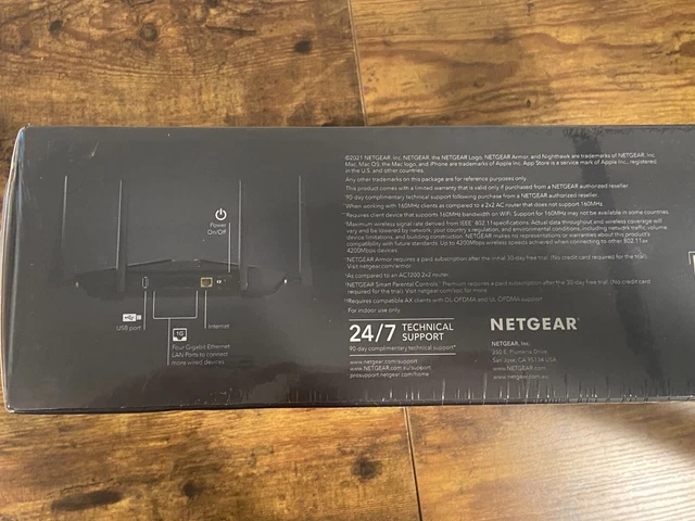 NETGEAR AX4200 NIGHTHAWK Dual-Band Wi-Fi 6 Router - Black (RAX42-100NAS ...