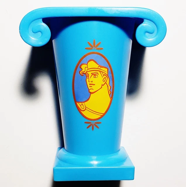 VINTAGE 1997 MCDONALDS Disney Hercules Column Cup w/ Lid RARE HTF Promo ...