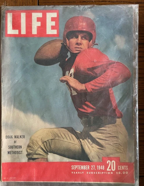 LIFE MAGAZINE: SEPTEMBER 27 1948 - Doak Walker Southern Methodist ...