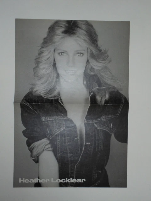 HEATHER LOCKLEAR AHA Morten Harket Poster Dutch Holland 1980s Dynasty ...