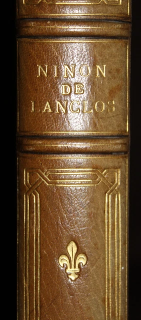 1926 NINON DE Lanclos MAGNE Fine Leather Vellum Binding by HATCHARDS ...