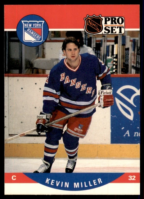 KEVIN MILLER 1990-91 Pro Set #493 New York Rangers $1.00 - PicClick CA