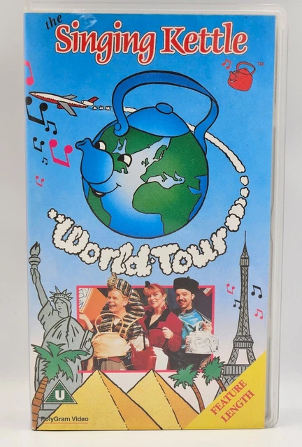 THE SINGING KETTLE World Tour PAL VHS Feature Length Video FREE POSTAGE ...