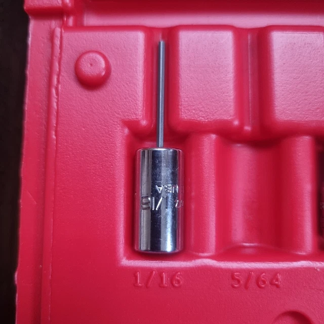 SNAP-ON TMA2E 1/4" Drive 1/16" Standard Hex Bit Chrome Socket USA Snap ...