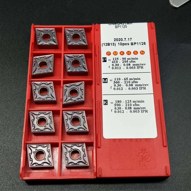 TIGHT TOLERANCES BP1125 Insert CNMG120404-MA Carbide Manual Hand ...