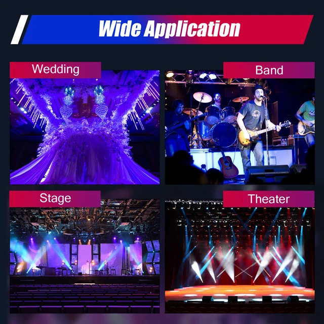 LED FOLLOW SPOT Focused Light Stand Spot Light Stage Effect lighting ...