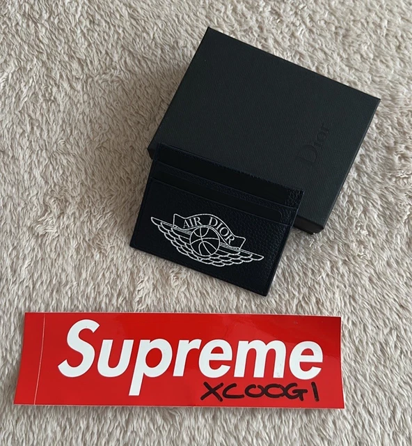 DIOR X JORDAN Wings Card Holder Navy 4 Slot Brand New Limited Release £ ...