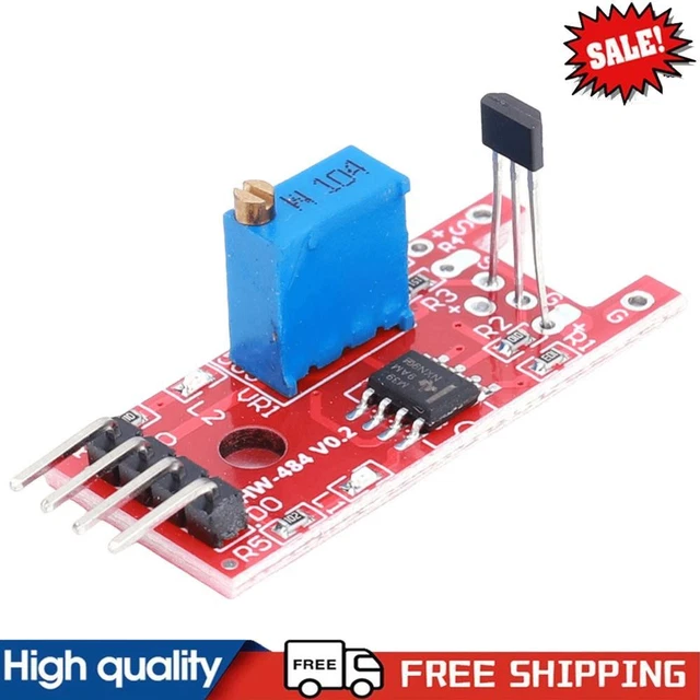 KY-024 SPEED SENSOR Module 4pin Hall Effect Magnetic Sensor for Arduino ...