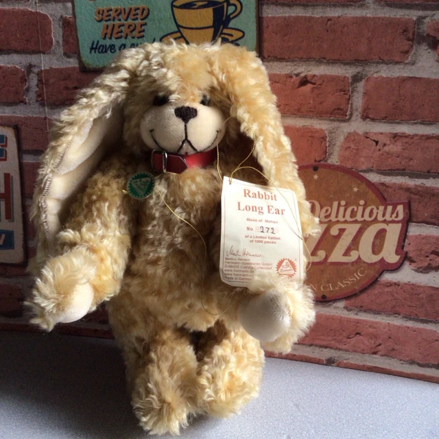 HERMANN SPIELWAREN RABBIT Long Ear. Mohair Artist Bunny Rabbit. £51.66 ...