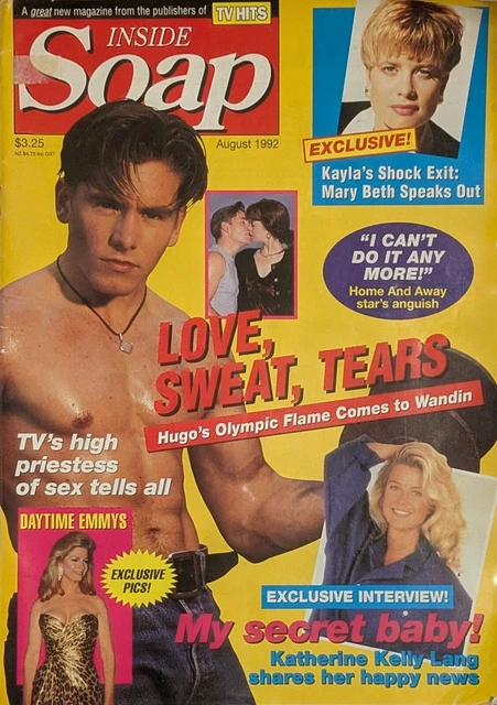 INSIDE SOAP MAGAZINE (AUS) Aug 1992 Mary Beth Evans Days of Our Lives ...