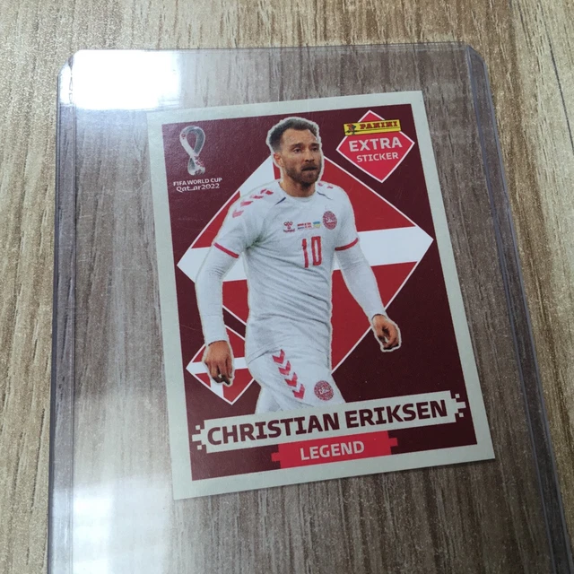 PANINI EXTRA STICKER Fifa World Cup Qatar 2022 Eriksen. Legend Base EUR ...