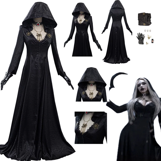 RESIDENT EVIL VILLAGE Vampire Lady Daniela Moth Lady CosplayHalloween ...