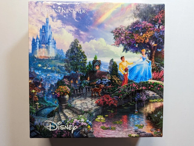 DISNEY THOMAS KINKADE Cinderella Wishes Upon a Dream 750 Pc Puzzle ...