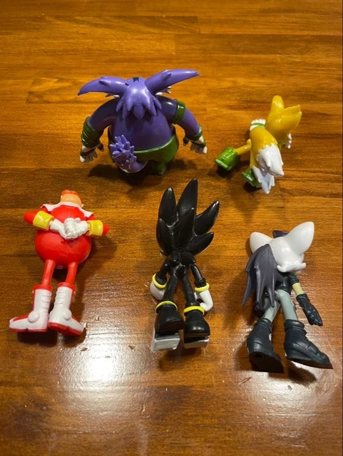 LOT DE 5 figurines Sonic Prime Rare Shadow Big Cat Rouge Tails Eggman ...