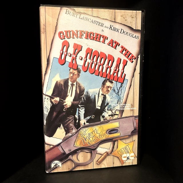 GUNFIGHT AT THE O.K. Corral VHS 1957 Australian 1985 Release Tested VGC ...