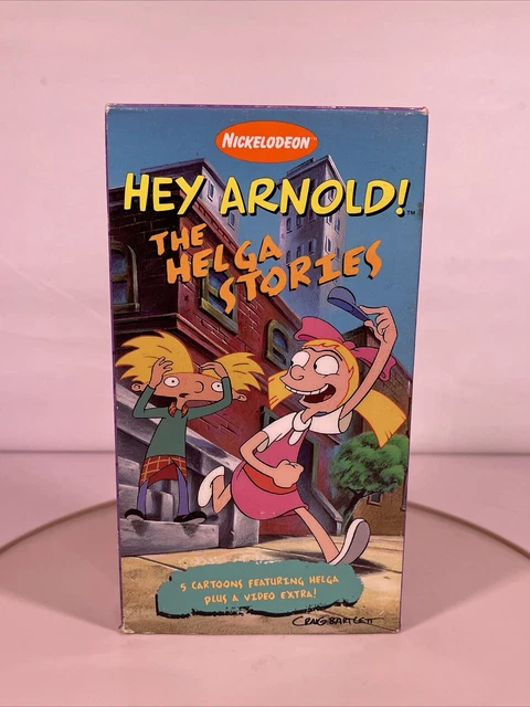 HEY ARNOLD THE Helga Stories VHS Video Tape 1997 Nickelodeon 5 Cartoons ...