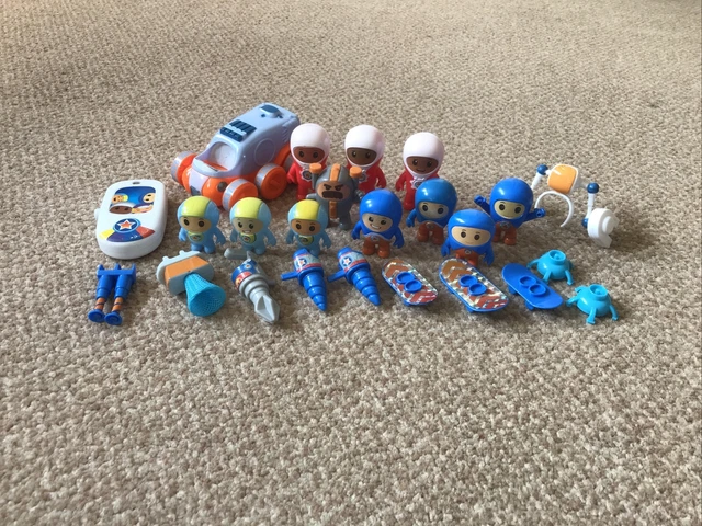 CBEEBIES RARE GO Jetters magazine Toy Figures Bundle Job Lot Playset £ ...