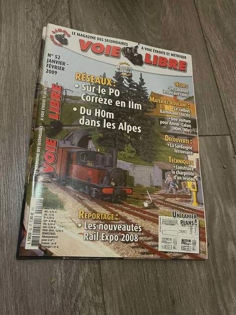 MAGAZINE MODÉLISME FERROVIAIRE, Voie Libre, N°52 EUR 8,90 - PicClick FR