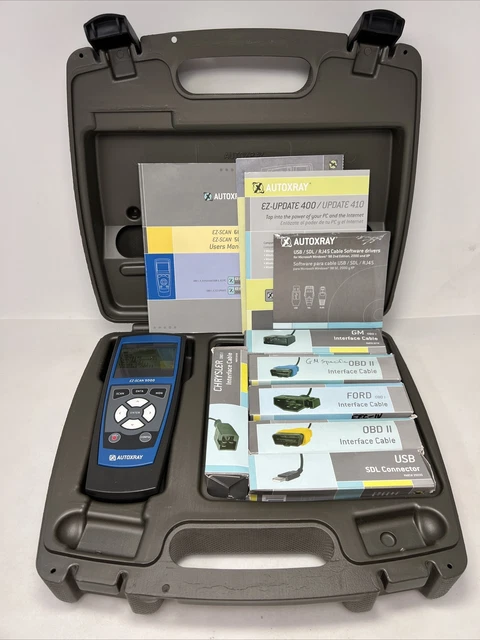 AUTOXRAY EZ-SCAN 5000 Auto Diagnostic OBD reader Scanner W/manuals ...