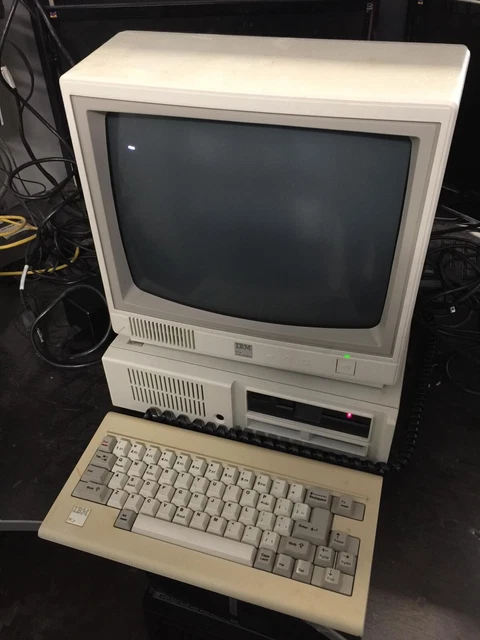 VINTAGE IBM COMPUTER PC Jr Model 4860 and Monitor Model 4863 with ...