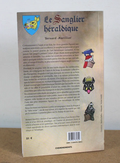 LE SANGLIER HÉRALDIQUE Bernard Marillier 2003 Collection Hermine EUR 18 ... LE SANGLIER HÉRALDIQUE Bernard Marillier 2003 Collection Hermine EUR 18 ...