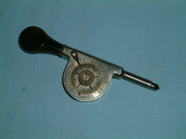 VINTAGE ANTIQUE STARRETT Athol USA Engineers REV COUNTER Speed ...