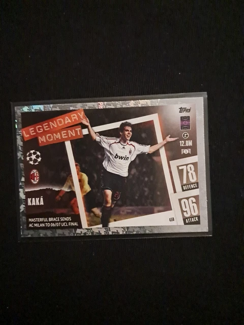 TOPPS MATCH ATTAX Ucl 2023-24 Kaka #450 Legendary Moment Foil Ac Milan ...