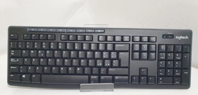 LOGITECH K270 820-006483 wireless keyboard tastiera qwerty ita #03 EUR ...