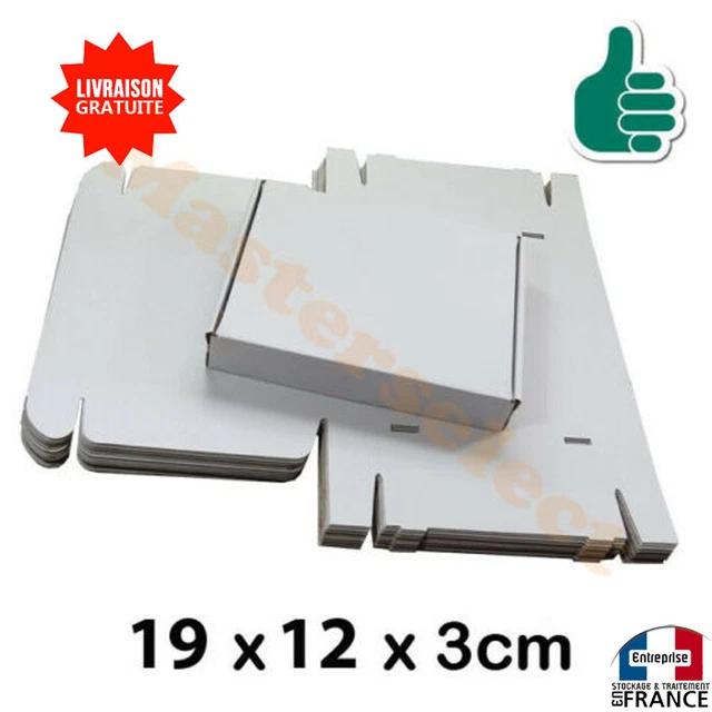CARTON BOITE POUR lettre format poste postal 3cm type Max Suivie ...