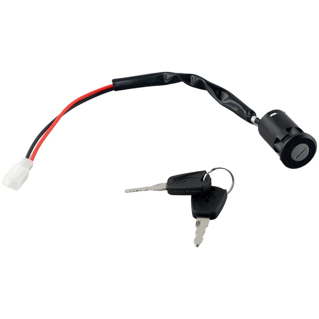 2 WIRE KEY Ignition Switch Locking Keys Lock For Electric Scooter ...