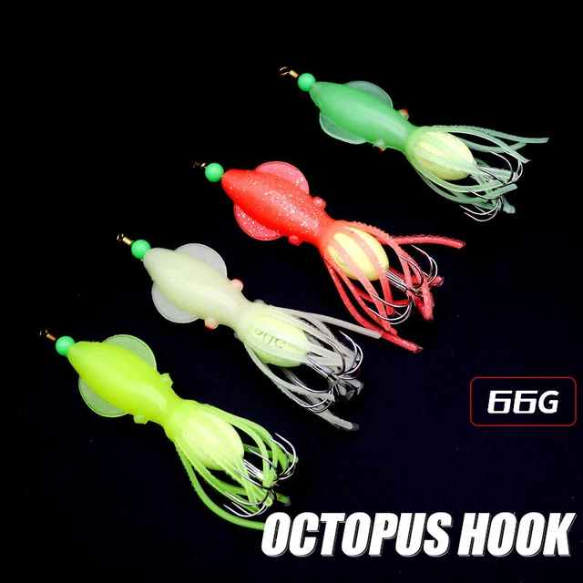 OCTOPUS OCTOPUS SQUID Hook 110mm 66g Squid Bait Bionic Road Runner ...