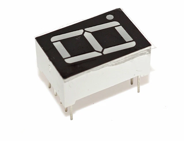 7 Segment Red Common Cathode 1 Digit Led Display Number 0 56 Arduino £4