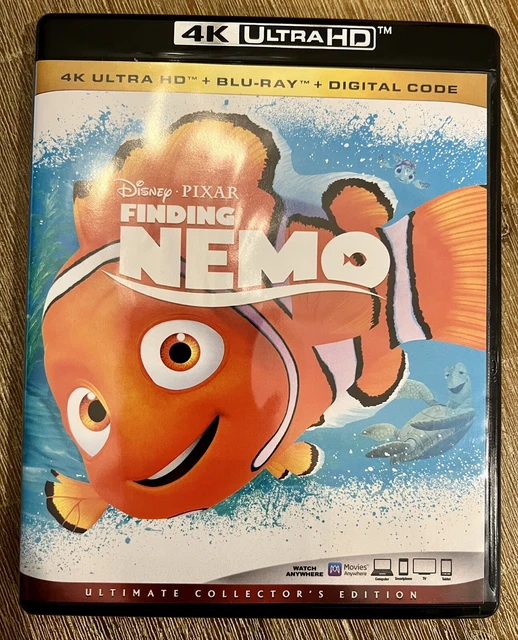 FINDING NEMO (4K Ultra HD + Blu-ray) Disney PIXAR - Ultimate Collector ...